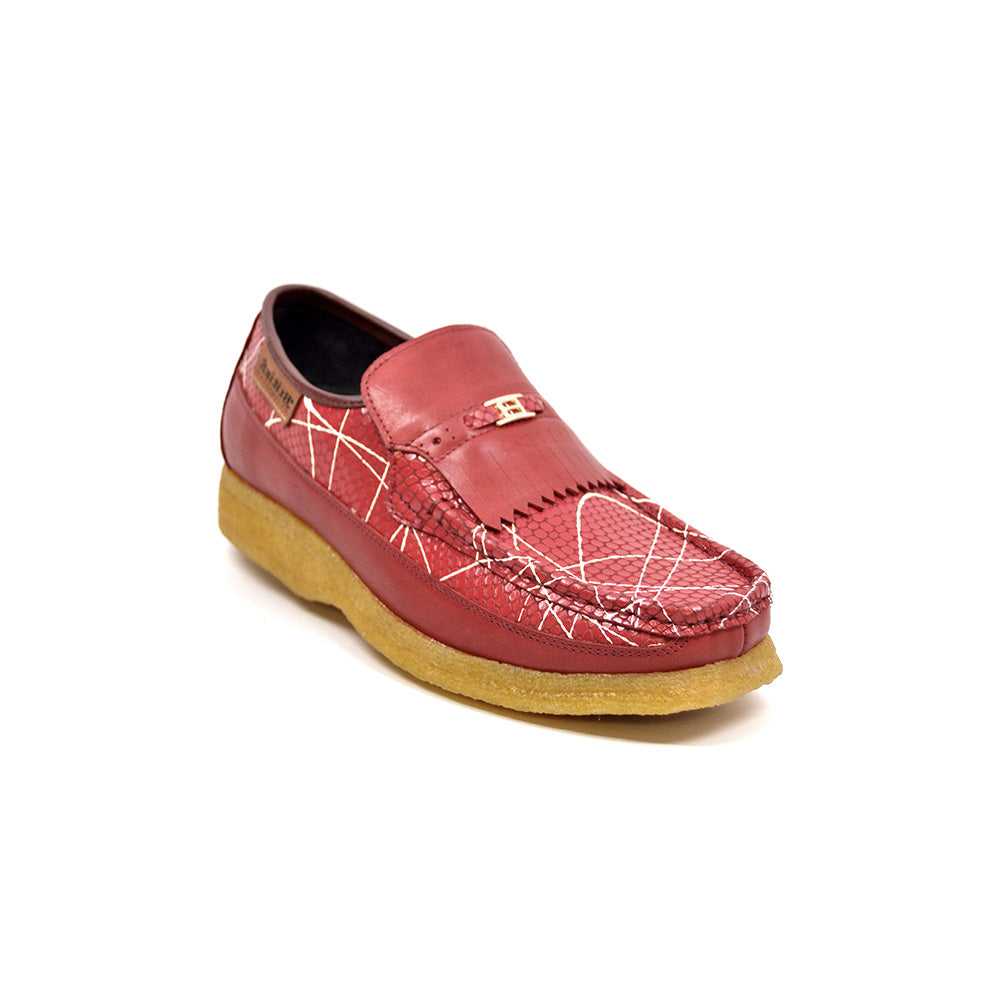 Apollo Red Snake Skin Leather – British Walker