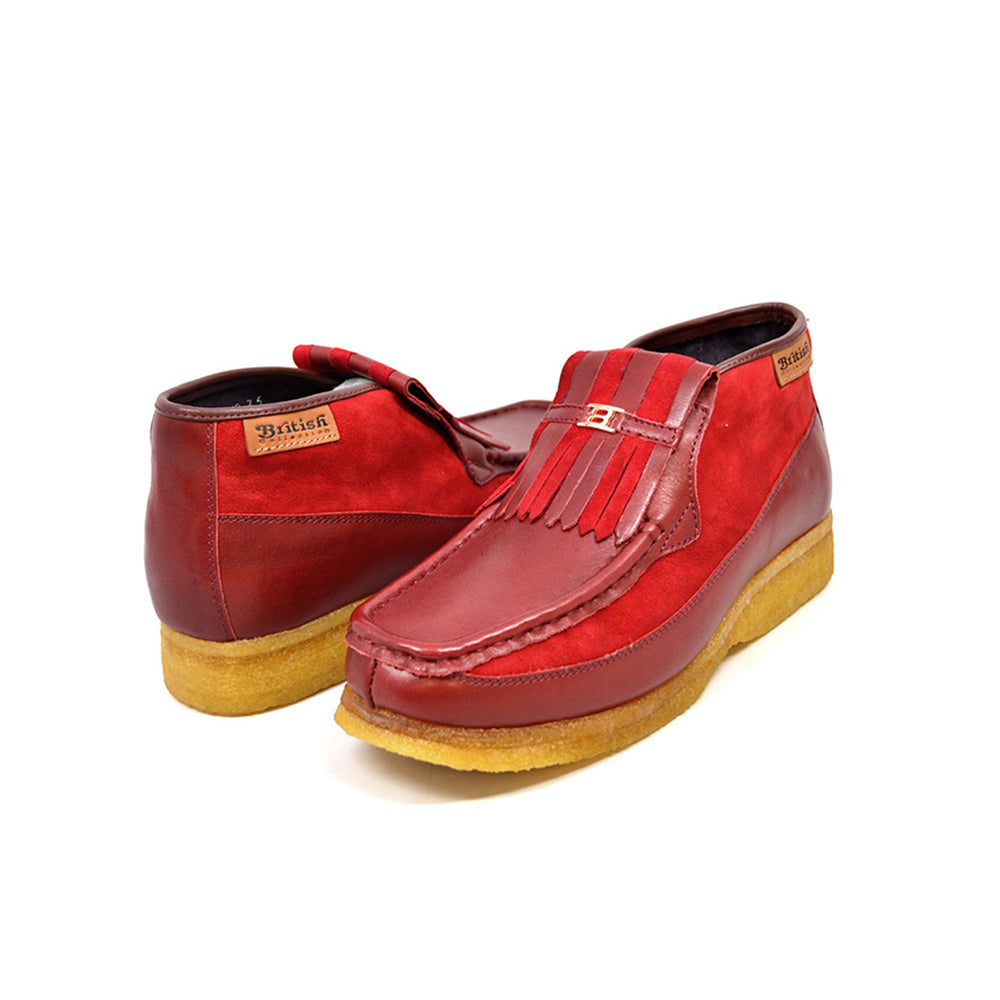 Apollo Red Leather & Suede – British Walker