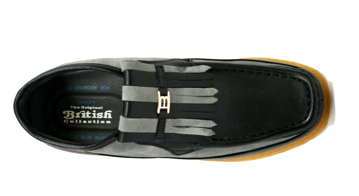 Apollo Leather & Suede - Handmade British Shoe with Crepe Sole ...